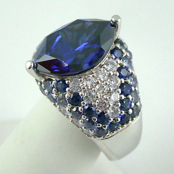 Jean Dousset | Jewelry | Jean Dousset 74ct Absolute Created Gem Ring ...